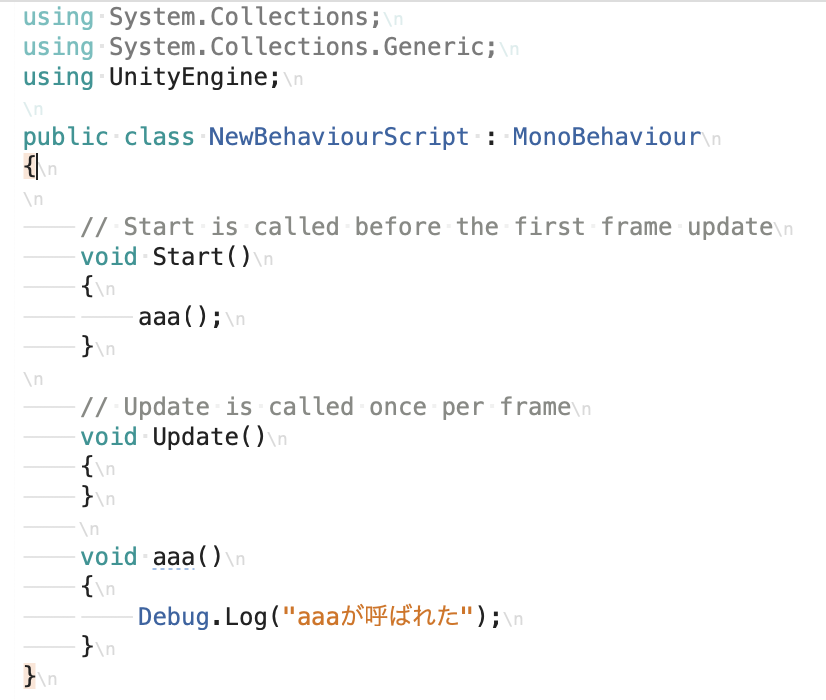 Unityのメソッドを使ってみよう【C#基礎】 | ゲームの作り方！