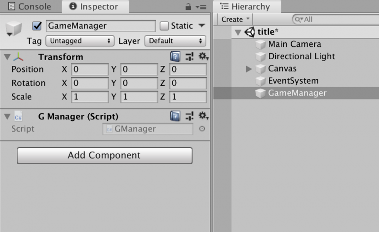 Unity 2Dアクションの作り方【ゲームマネージャーを作ろう】 | ゲームの作り方！
