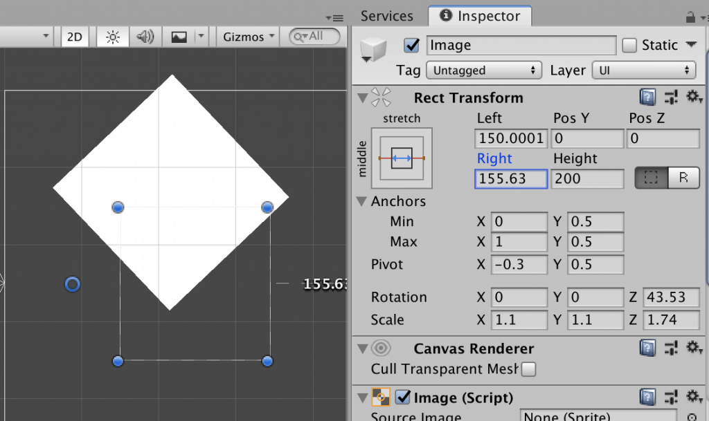 UnityのRectTransform【使い方とスクリプト】 | ゲームの作り方！